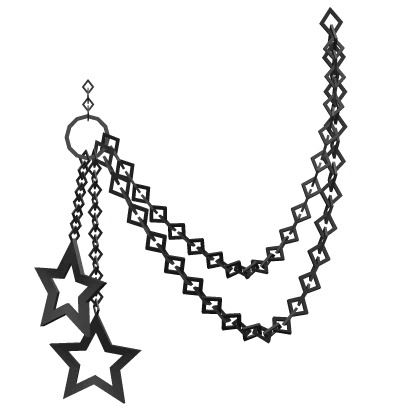 Black Chains w/ Stars | Roblox Item - Rolimon's