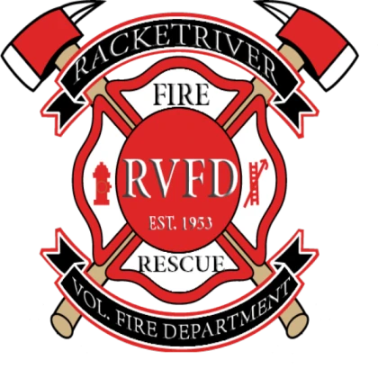 Racketriver Vol. Fire Department Logo