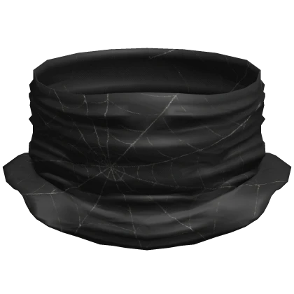 Emo Spider Web Black Bandana Mask | Roblox Item - Rolimon's