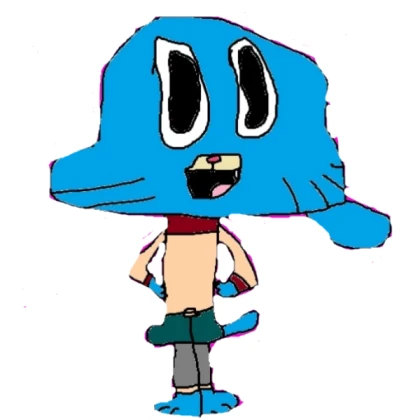 Gumball but hes nextbot
