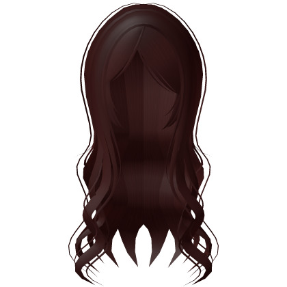 doux fluy long cheveux ondulés rouge emo vampire idk - Roblox