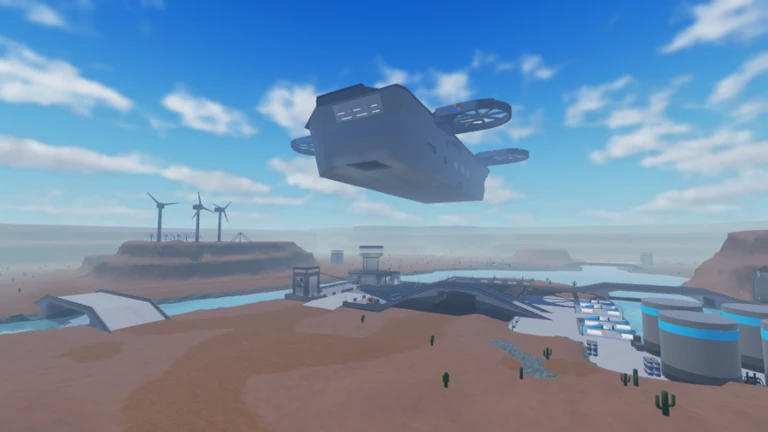 Innovation Inc. Flying aircraft carrier - Roblox