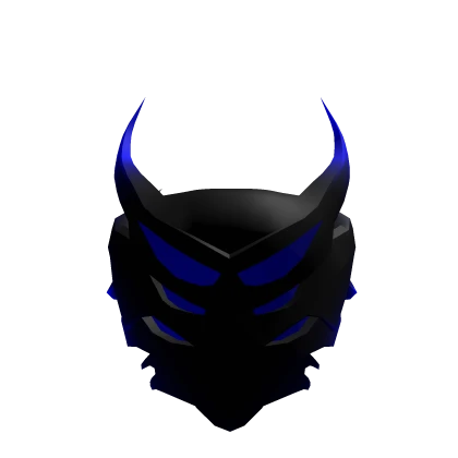 6 Eyes Void Hunter Mask With horns (BLUE) | Roblox Item - Rolimon's