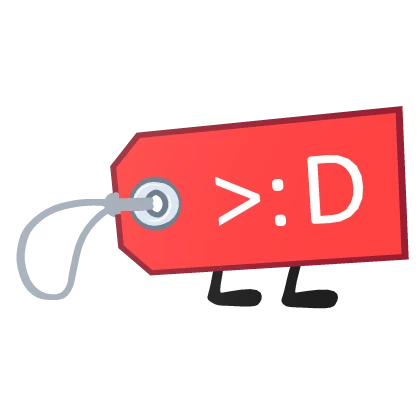 Price Tag Shoulder pal | TPOT BFB BFDI OSC | Roblox Item - Rolimon's