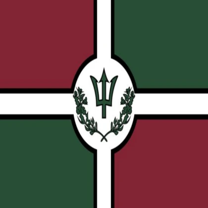 Fictional Atlantis style flag