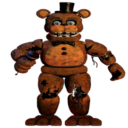 FNaF 2 Withered Freddy full body