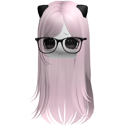 innocent moe kitty hair pink - Roblox
