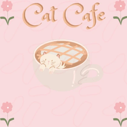 Cat Cafe Sign