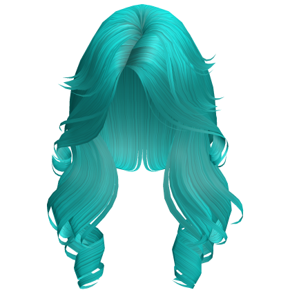 Gyaru Curly Beehive Updo (Aqua Mermaid) - Roblox