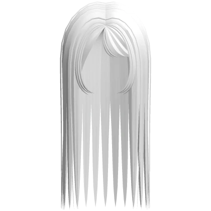 lindo gyaru largo y2k emo blanco - Roblox