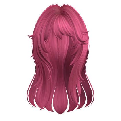 Y2K Protagonist Aesthetic Hair (Hot Pink) | Roblox Item - Rolimon's