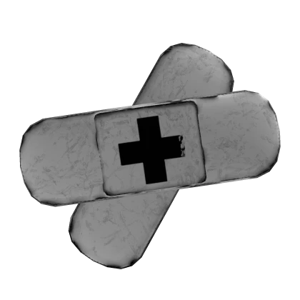 black medical face bandaids | Roblox Item - Rolimon's
