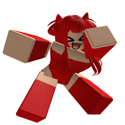 Cat Girl (Red) | Roblox Item - Rolimon's
