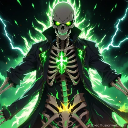 GREEN SKELETON