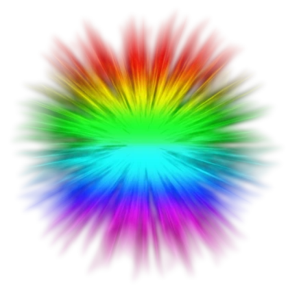 Rainbow Explosion (Transparent)