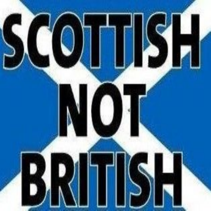 Scottish Not British Poster