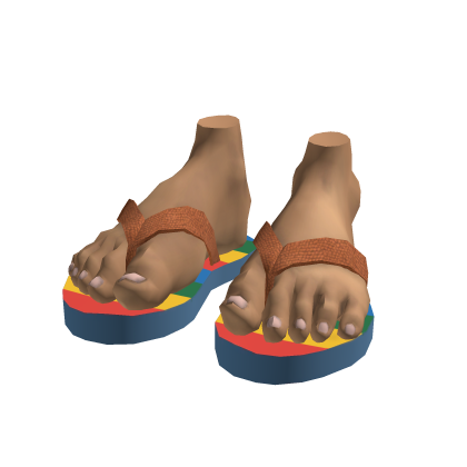 Tirantes Flip Flop con Pies Gigantescos - Roblox
