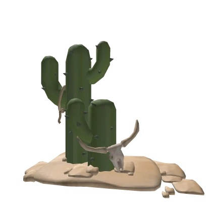 Cactus Cowboy Scenery | Roblox Item - Rolimon's