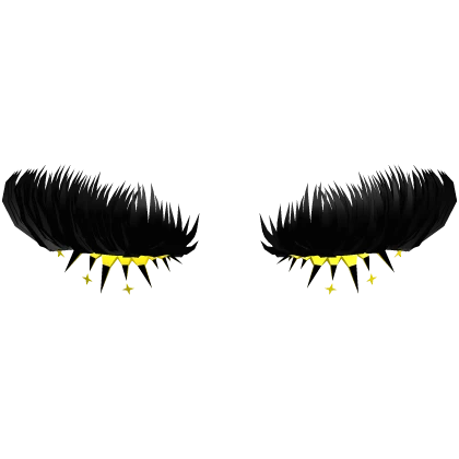 PK| [Yellow] Diamond Mink Lashes | Roblox Item - Rolimon's