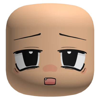 anxious expression anime