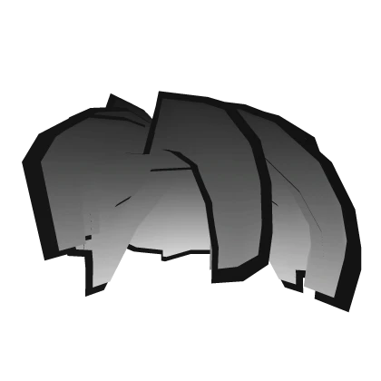 Black Bacon Hair | Roblox Item - Rolimon's