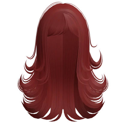 Swirly Popstar Hair Red | Roblox Item - Rolimon's