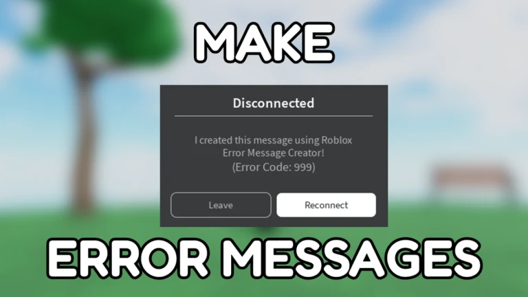Creador de errores de Roblox ️ [AETHER] - Roblox
