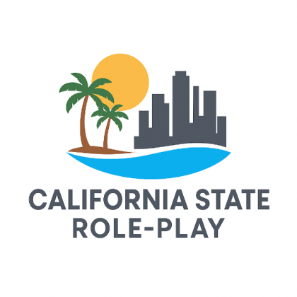 California State Role-Play Logo Modern Design.