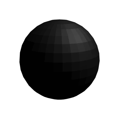 Orb Head (Black) - Dynamic Head | Roblox Item - Rolimon's
