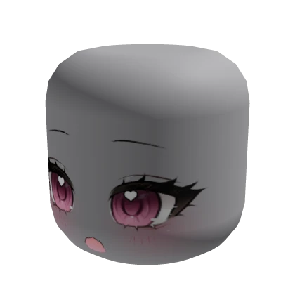 pink shocked kawaii chibi face (re… - Dynamic Head | Roblox Item ...