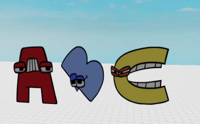 Encontre as letras do alfabeto! - Roblox