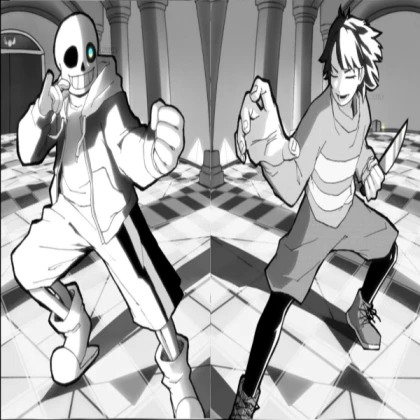 sans vs chara(gojo vs sukuna)