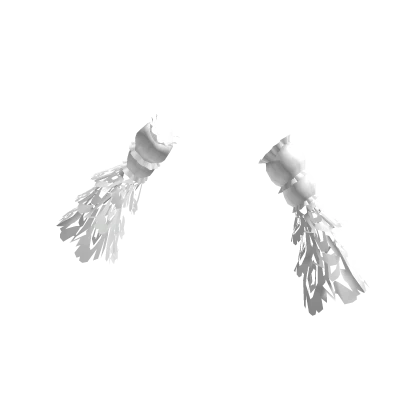 White realistic lace ruffled sleeves | Roblox Item - Rolimon's