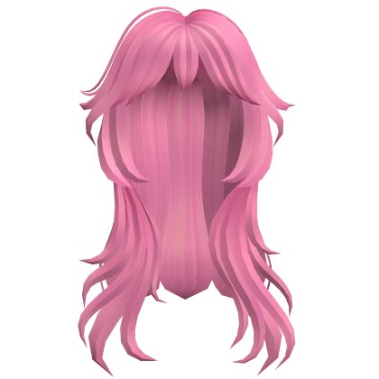 Y2K Messy Scene Wolfcut in Hot Pink | Roblox Item - Rolimon's