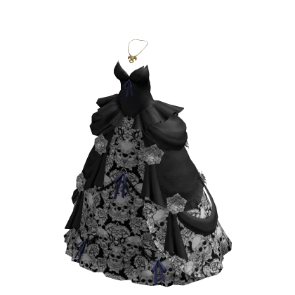 Stunning Fairytale Royal Princess Ball Gown-Goth | Roblox Item - Rolimon's