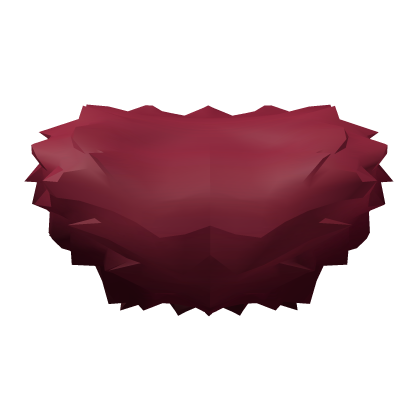 (Forsaken) Guest 666 Neck Fluff (vermelho escuro) - Roblox
