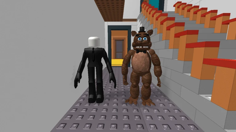 Escape Slenderman and Freddy Fazbear - Roblox