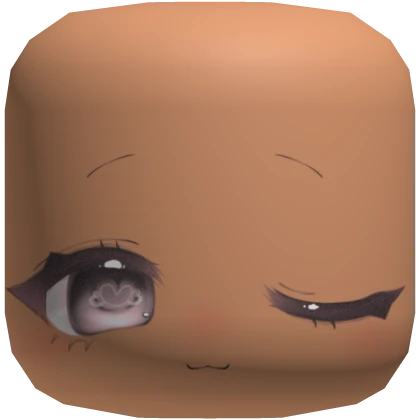 cute moe winking chibi face | Roblox Item - Rolimon's
