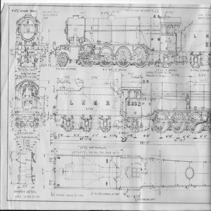 LNER P1 Blueprints