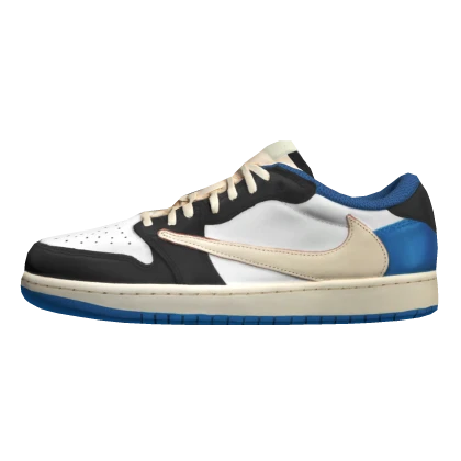 Jord 1 Retro Low OG x Travi… - Left Shoe Accessory | Roblox Item ...