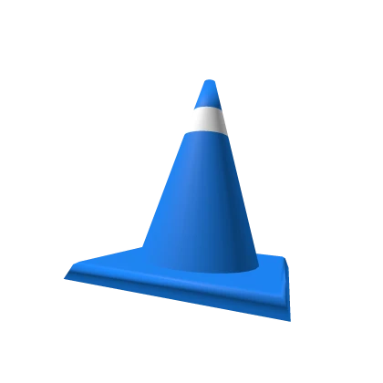 Blue Traffic Cone - Roblox