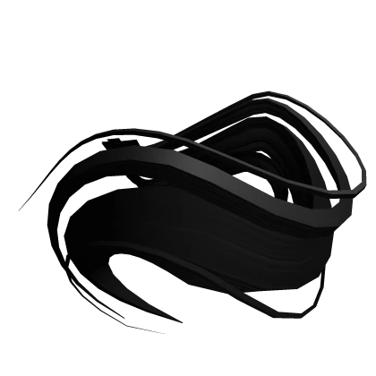 Long Flowy Black Tail | Roblox Item - Rolimon's