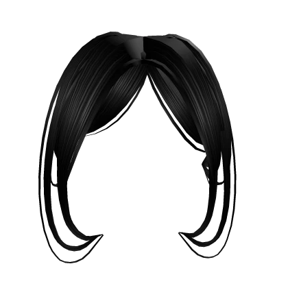 Newside bangs in Black Full combo | Roblox Item - Rolimon's