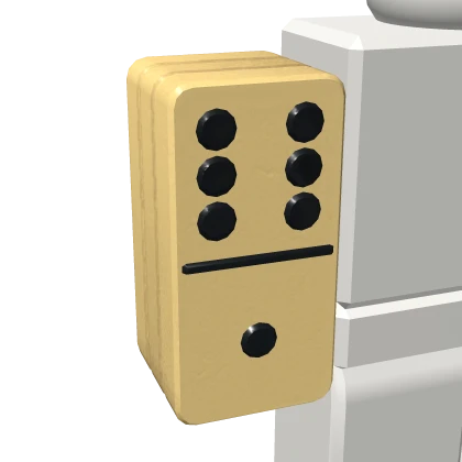 Domino Body R6 | Gold Black - Right Arm | Roblox Item - Rolimon's