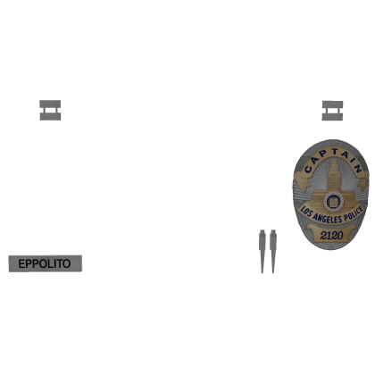 LAPD Captain Badge V3 (Class B/C) | Roblox Item - Rolimon's