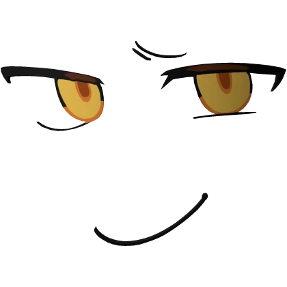 Smirk 3D Face - Colored | Roblox Item - Rolimon's
