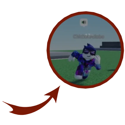 I Wanna Run Away Meme Red Arrow Pointing at Circle | Roblox Item ...