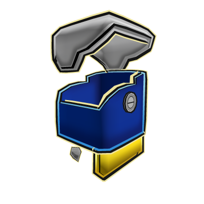 Left 1.0 R6 Super Kawa Blue Robot Arm - Roblox