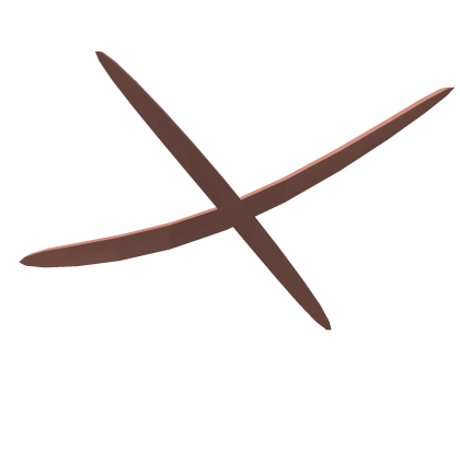 Pegatina de cicatriz en forma de cruz - Roblox