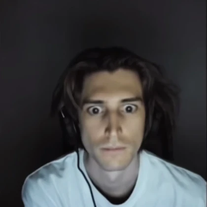 xQc staring meme